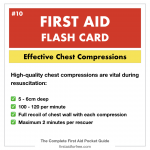 First Aid Flashcards | First Aid for Free