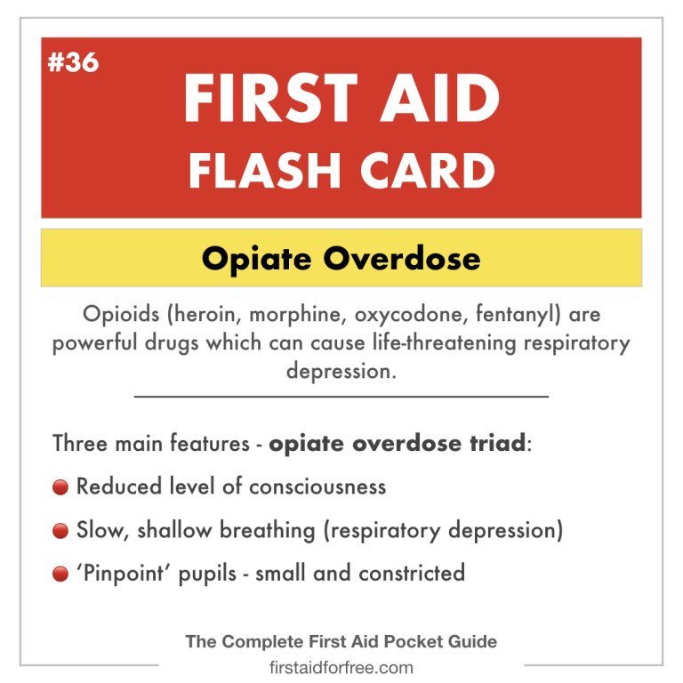 How to Recognize an Opiate Overdose - First Aid for Free