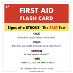 First Aid Flashcards | First Aid for Free