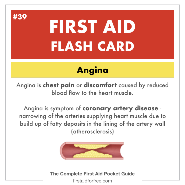 First Aid For An Angina Attack - First Aid for Free