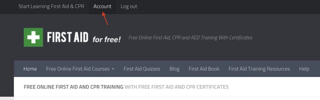 How do I retake a course? - First Aid for Free