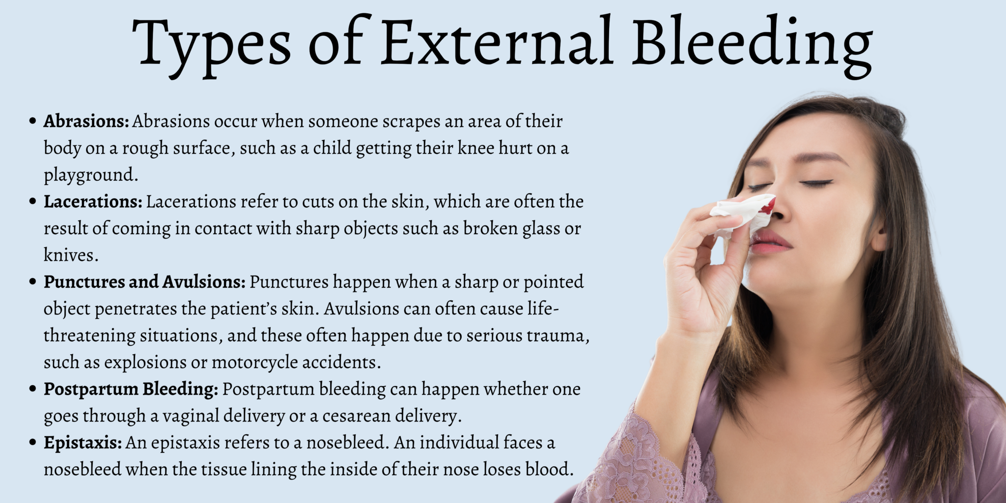 What Are The Different Types of Bleeding in First Aid?
