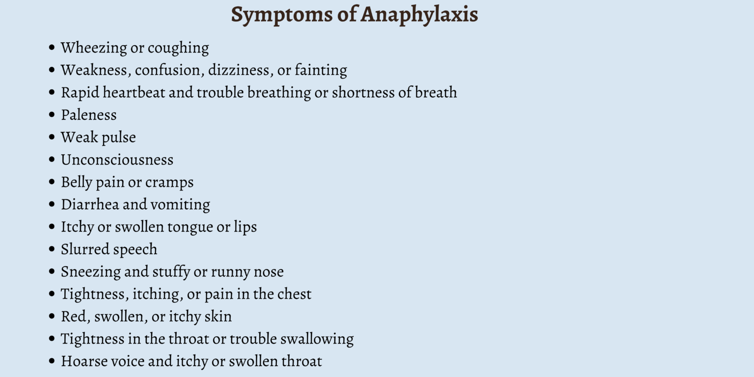 First Aid for Anaphylaxis: 8 Treatment Tips - First Aid for Free