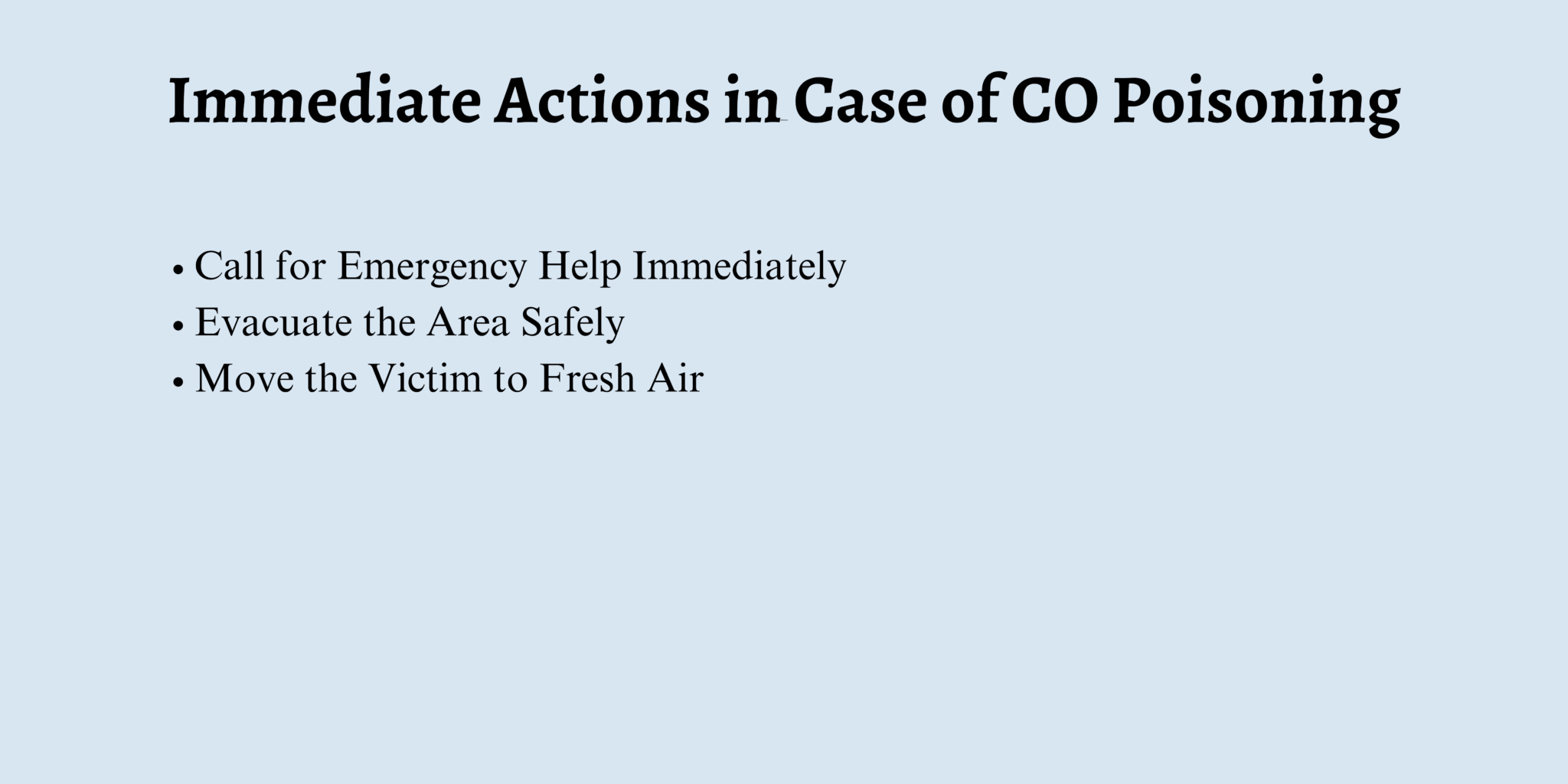 First Aid For Carbon Monoxide Poisoning: 4 Treatment Tips - First Aid ...