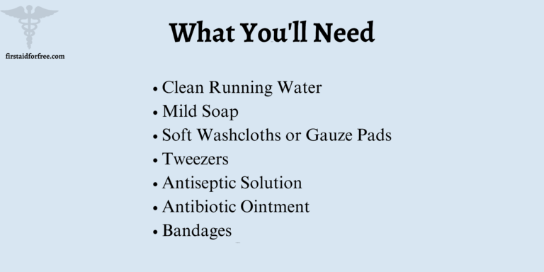 First Aid Wound Cleaning: 3 Essential Tips - First Aid for Free