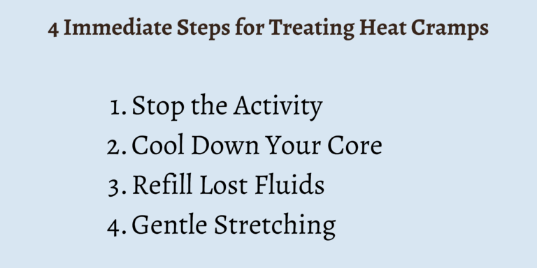 First Aid for Heat Cramps: 4 Immediate Steps - First Aid for Free