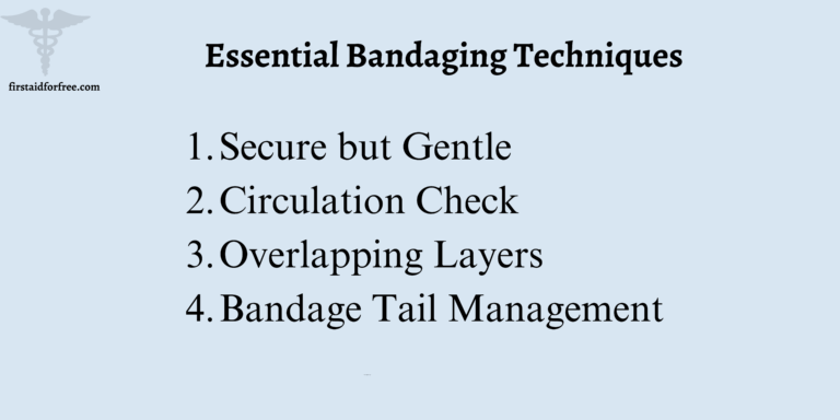 4 Types of Bandages in First Aid with Their Uses - First Aid for Free