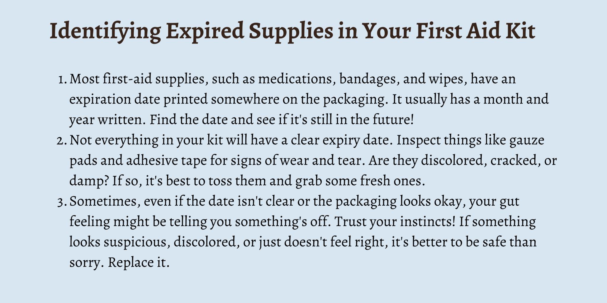 What to Do With Expired First Aid Kits: 3 Safe Disposal Steps - First ...