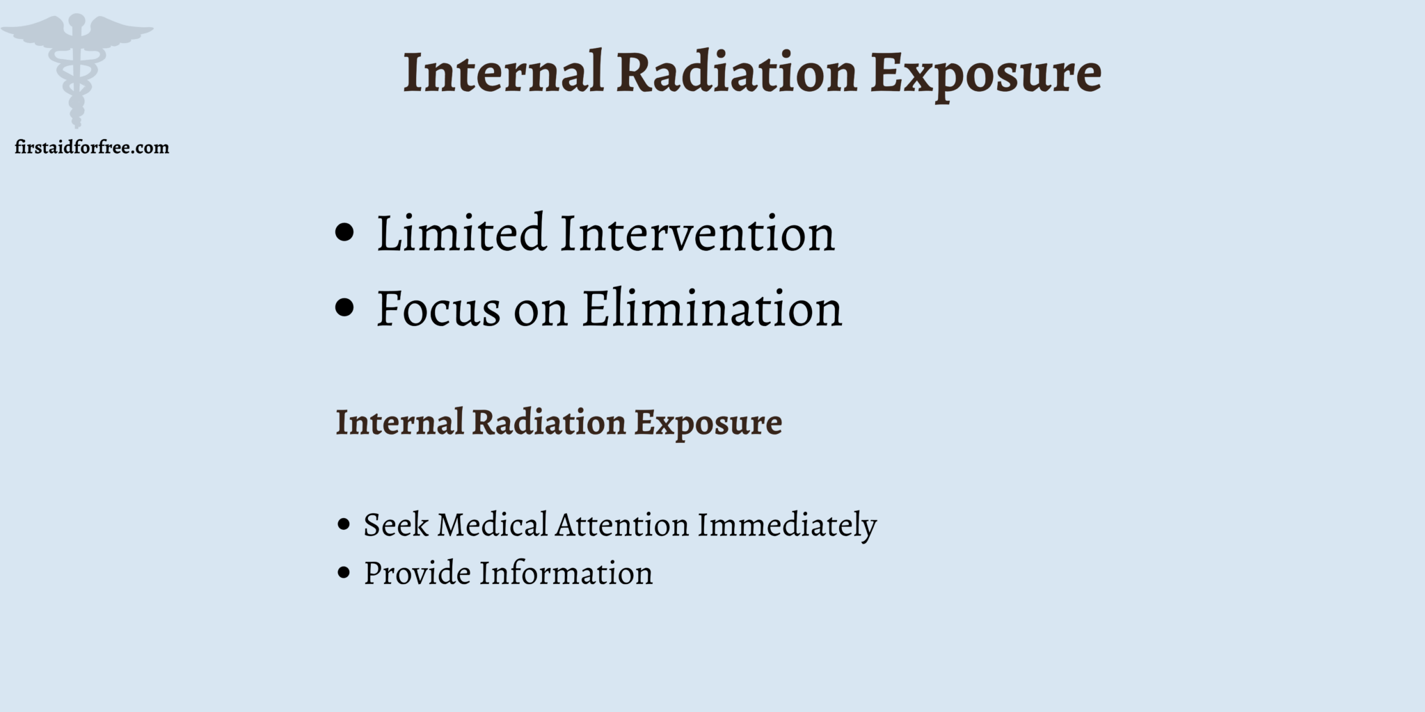First Aid for Radiation Exposure: 6 Expert Tips - First Aid for Free